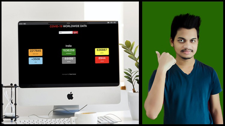 Develop A Covid-19 Live Web App With Python Django – CourseVania