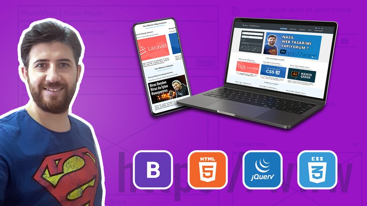 Bootstrap 4.0 ile Front-end Web Sitesi Eğitimi – CourseVania