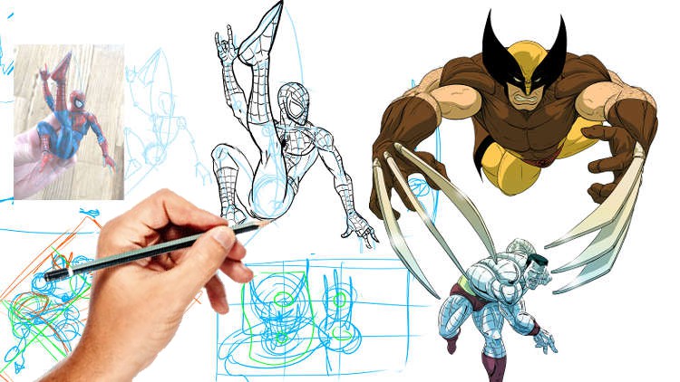 How To Draw DYNAMIC ACTION for Comics – CourseVania