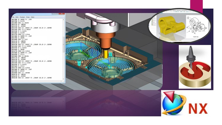 Siemens NX CADCAM Post Builder+Solidcam+NX CAM2027 Interface