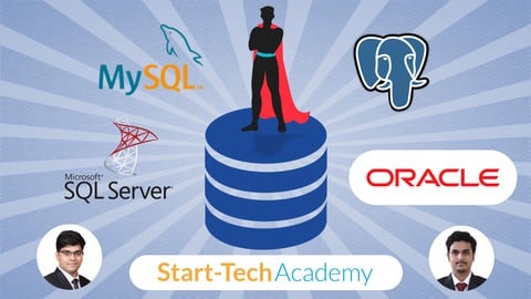 4-in-1 bundle: MySQL, PostgreSQL, Microsoft SQL & Oracle SQL – CourseVania