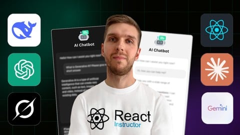React. js AI Chatbot built with ChatGPT, Gemini and DeepSeek – CourseVania